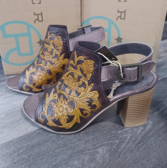 Roper | Shoes | Tooled Leather Heels | Poshmark